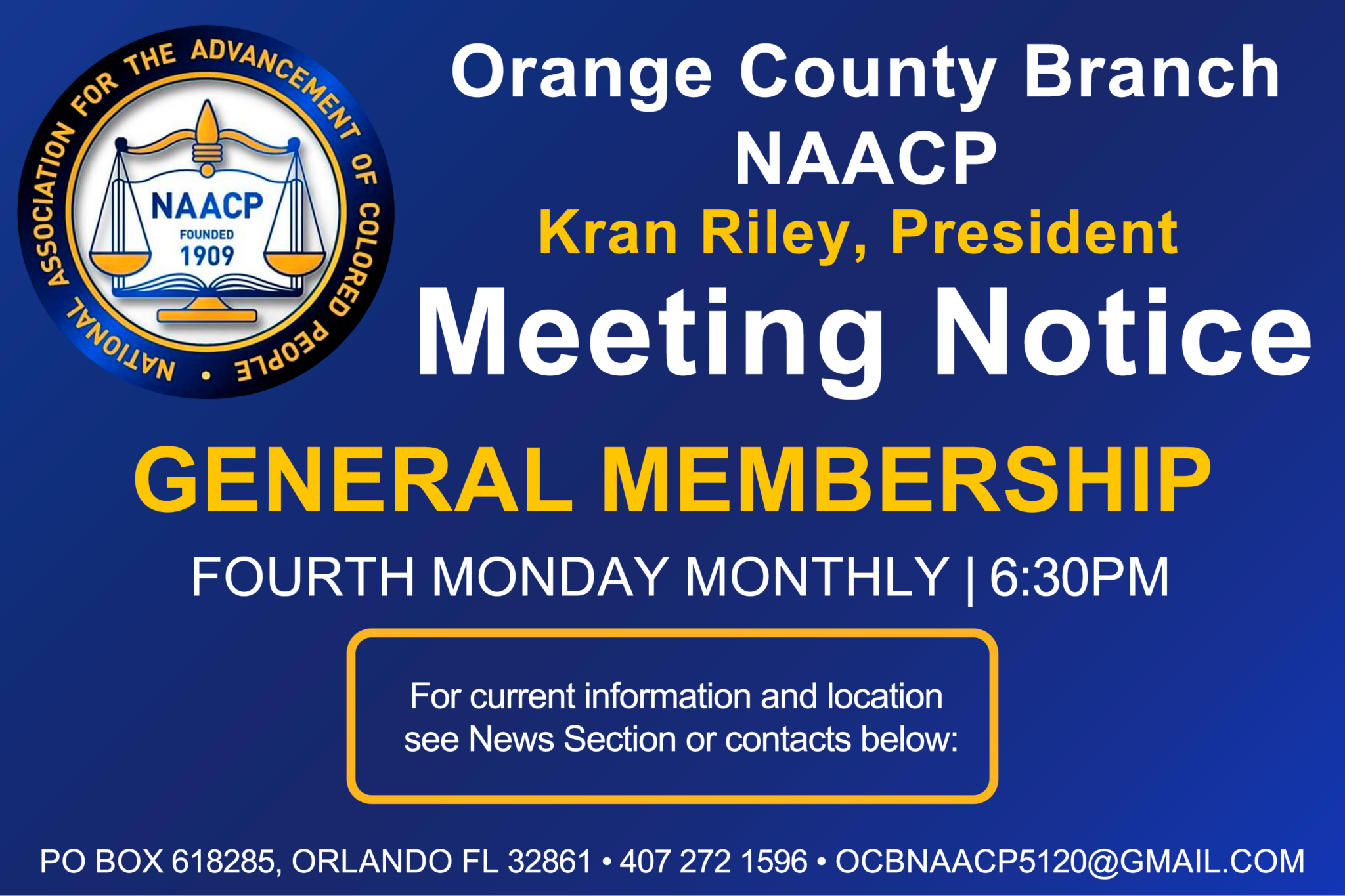 Home - Orange County FL. Branch NAACP