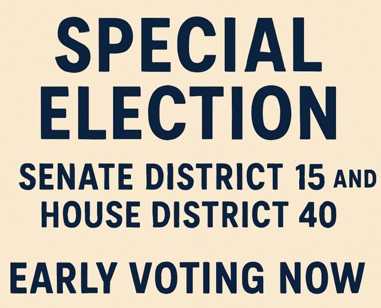 Special Election- Senate District 15 and House District 40 | Orange ...